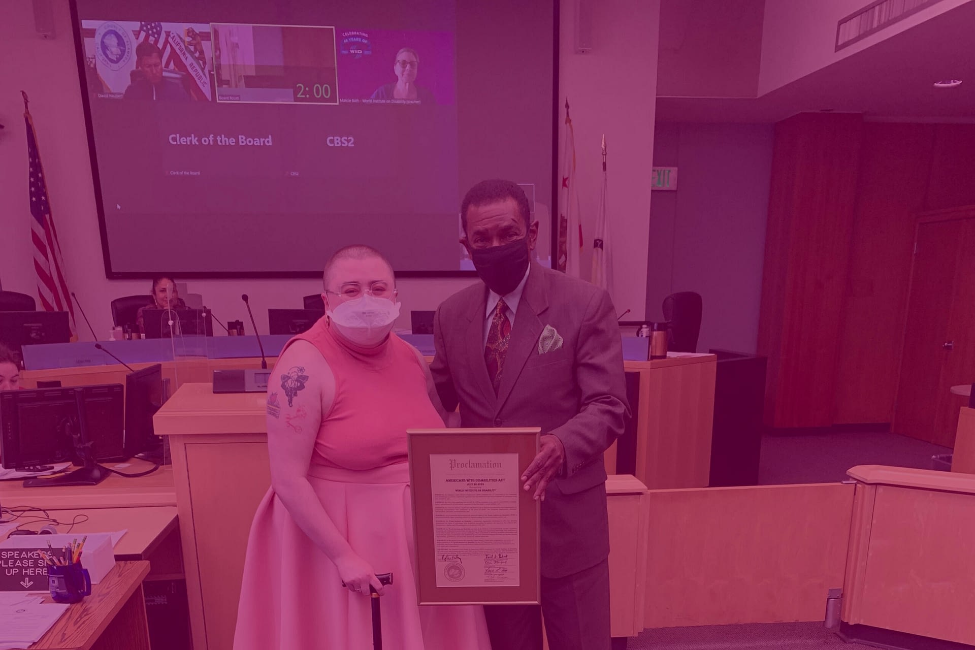 Alameda County Board of Supervisors Honors WID - World Institute on ... Alameda County Board of Supervisors Honors WID - World Institute on ...
